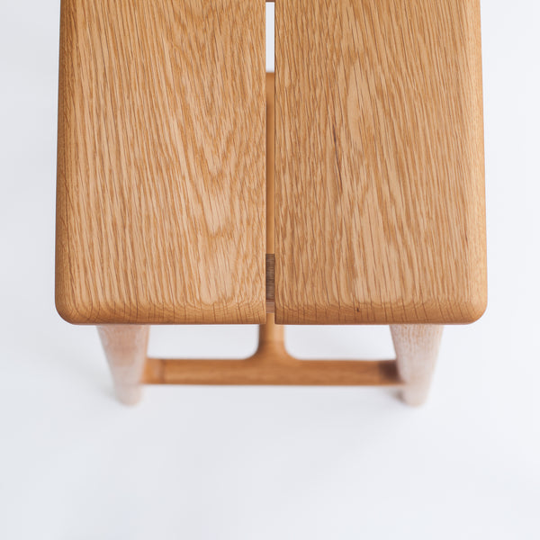 Handmade modern small stool - Nick James Design